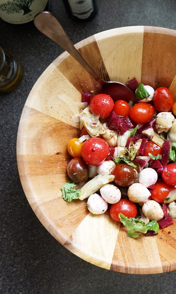 Beet artichoke Caprese salad | Bijoux & Bits