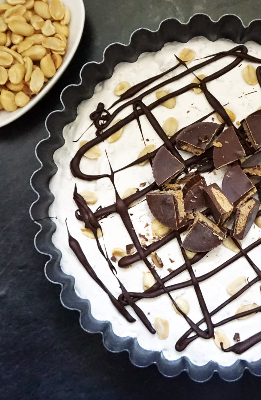 Peanut butter cup pie | Bijoux & Bits