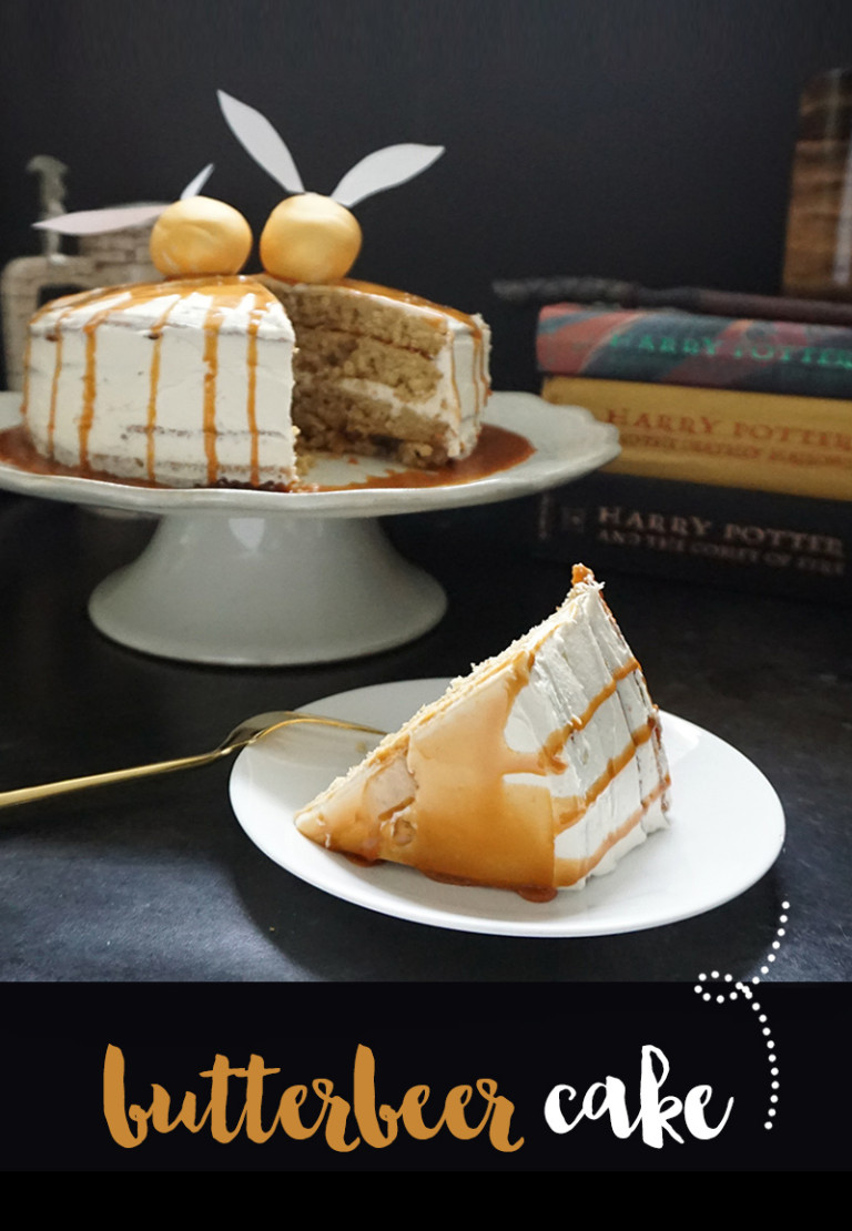 Harry Potter-inspired butterbeer cake | Bijoux & Bits