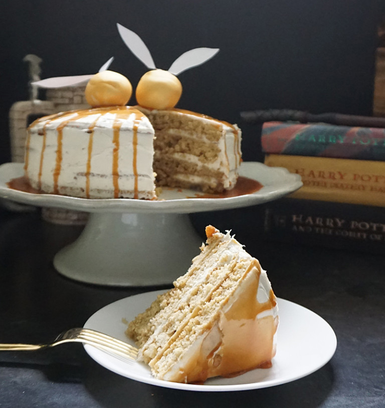Harry Potter-inspired butterbeer cake | Bijoux & Bits