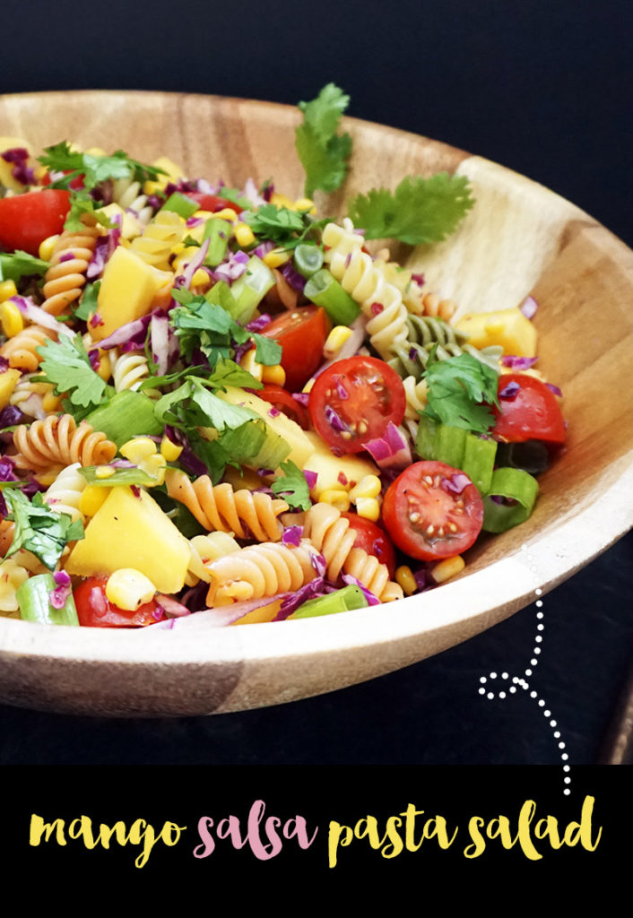 Mango salsa pasta salad | Bijoux & Bits