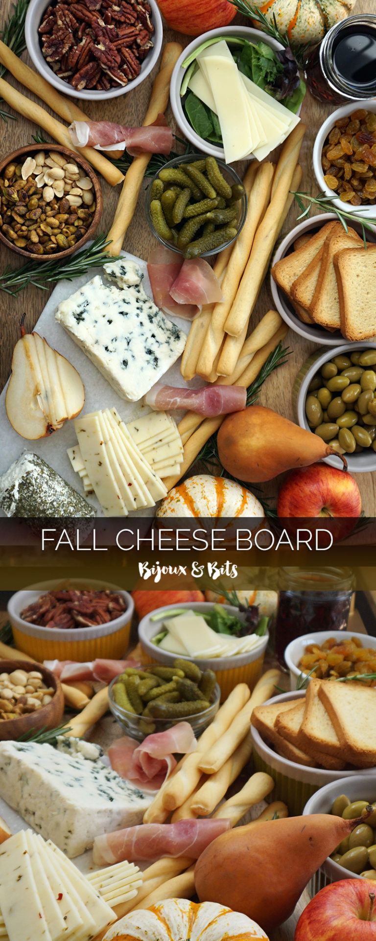 Rustic fall cheese board (with serving tips!) | Bijoux & Bits
